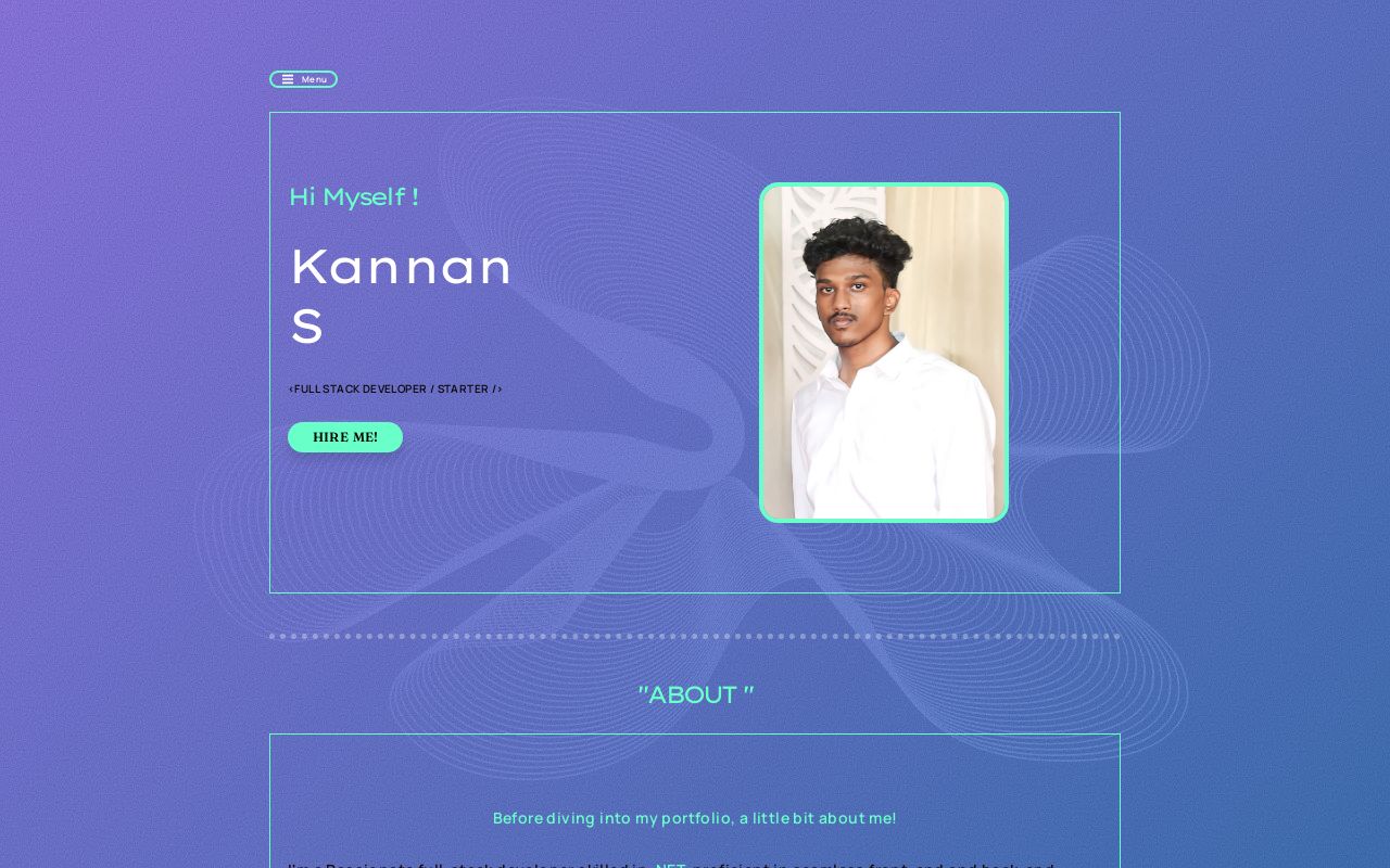 Kannan S Portfolio